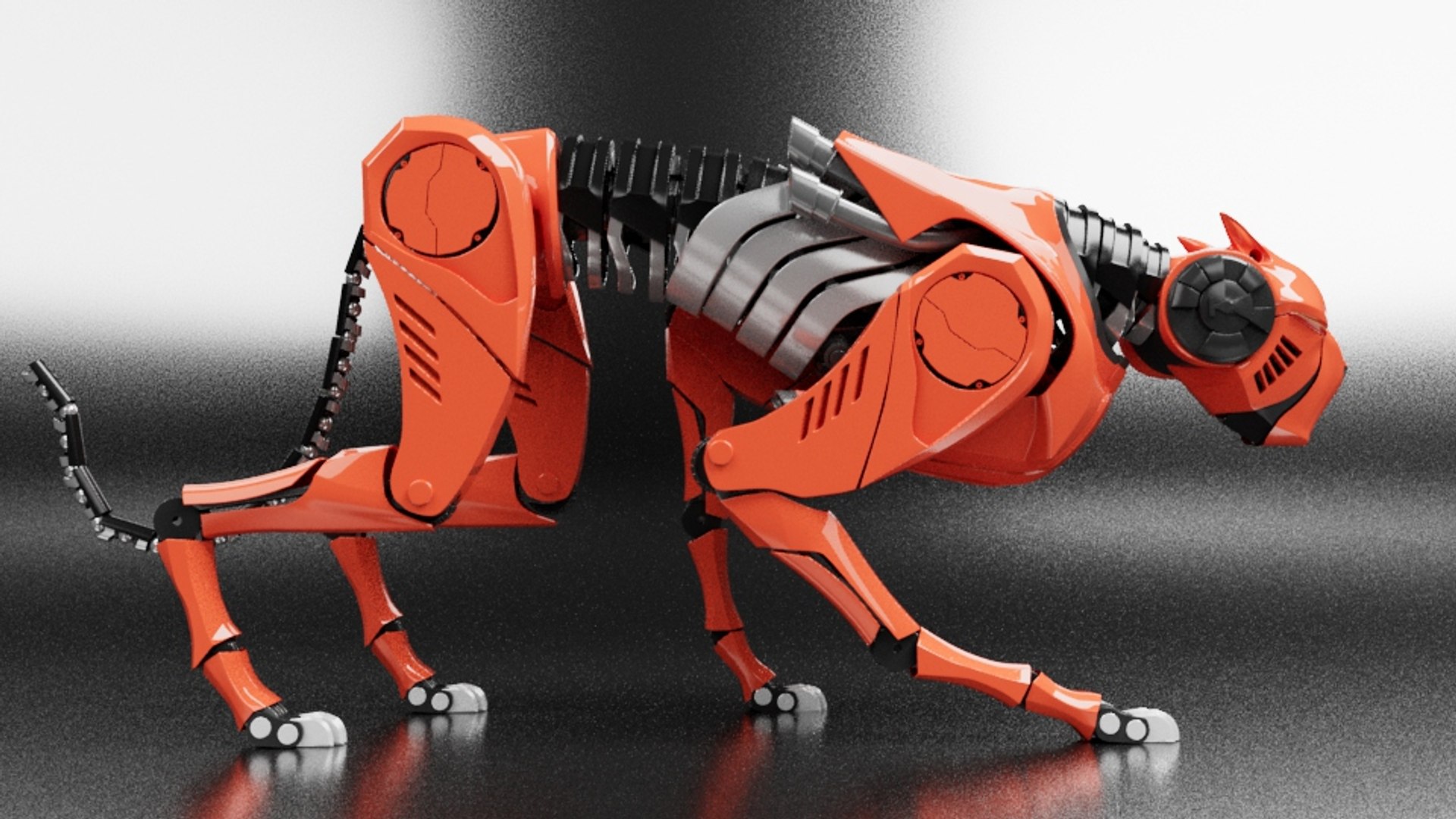 3D Mechanical Cheetah Model - TurboSquid 2224985