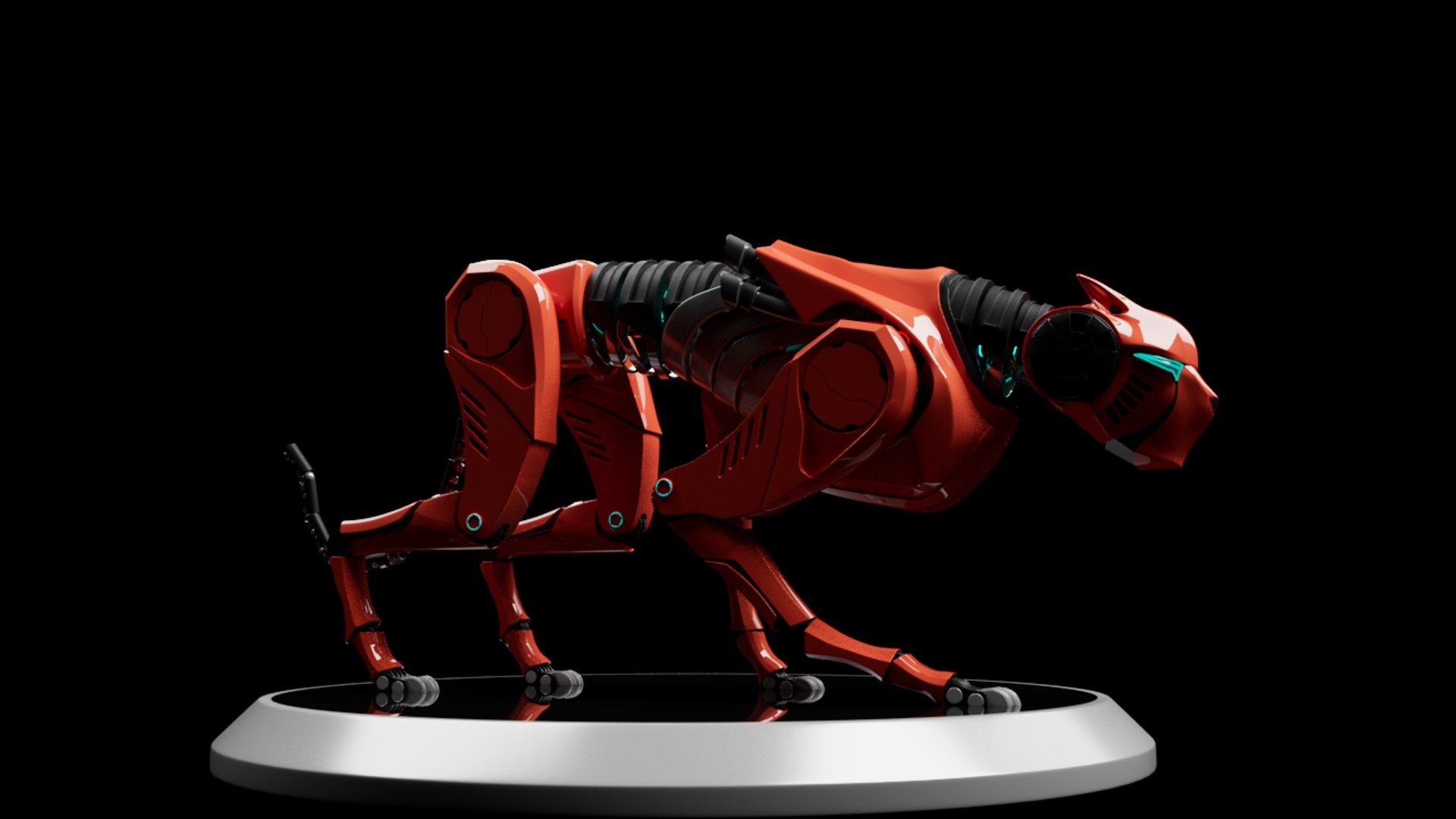 3D Mechanical Cheetah Model - TurboSquid 2224985