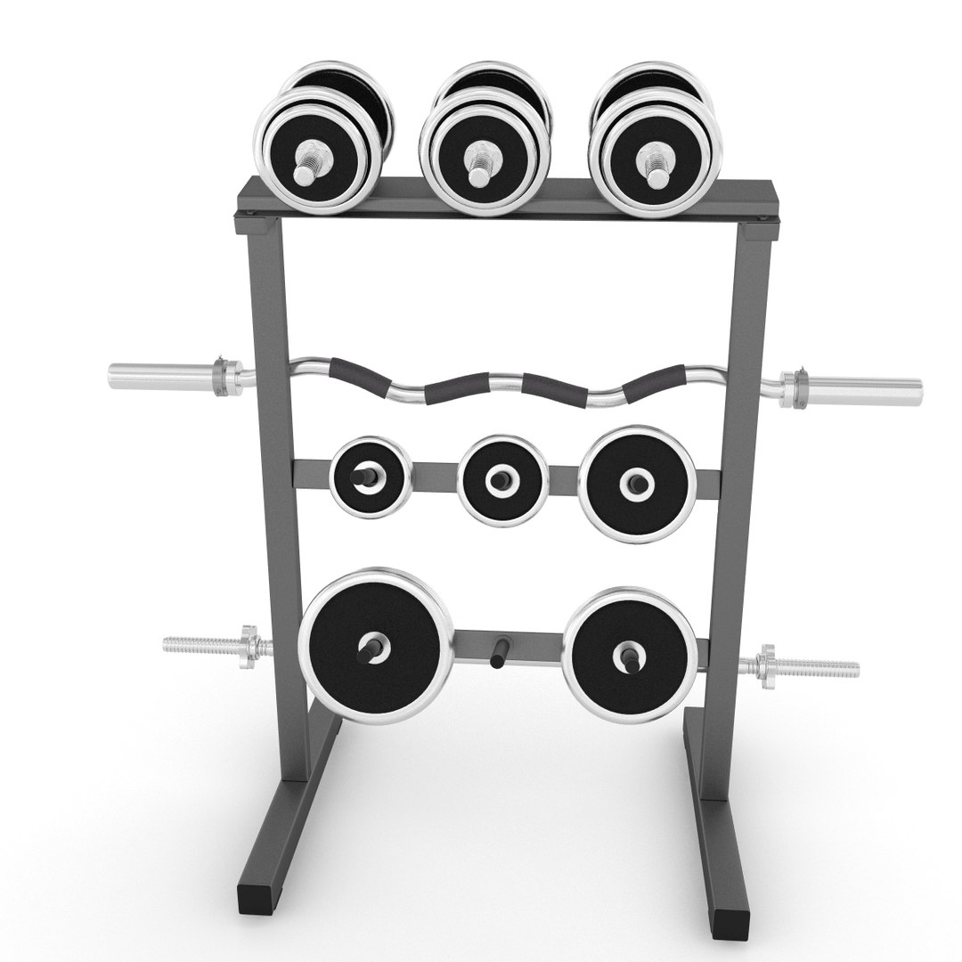 3d Model Dumbbell Rack
