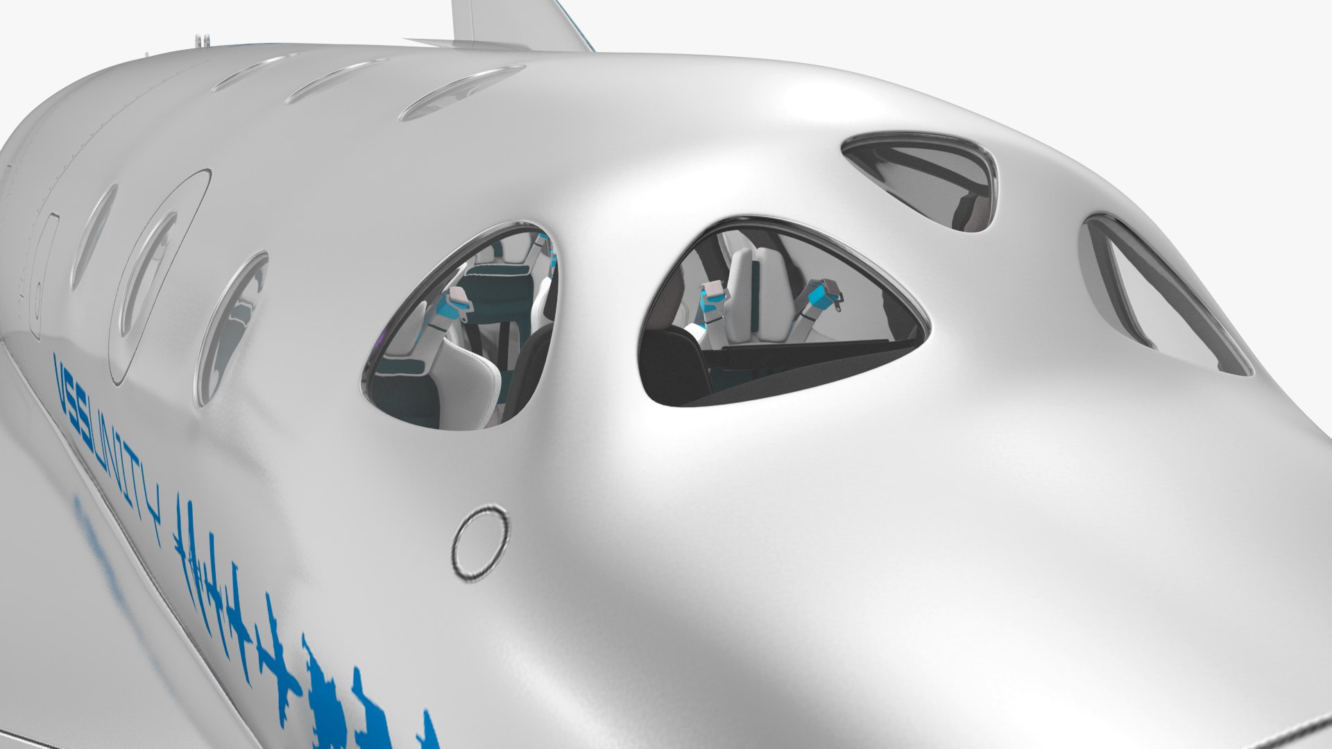 VSS Imagine Virgin Galactic SpaceShip III model - TurboSquid 1848604