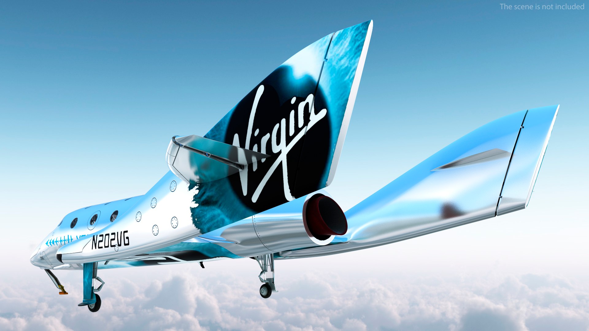 VSS Imagine Virgin Galactic SpaceShip III model - TurboSquid 1848604