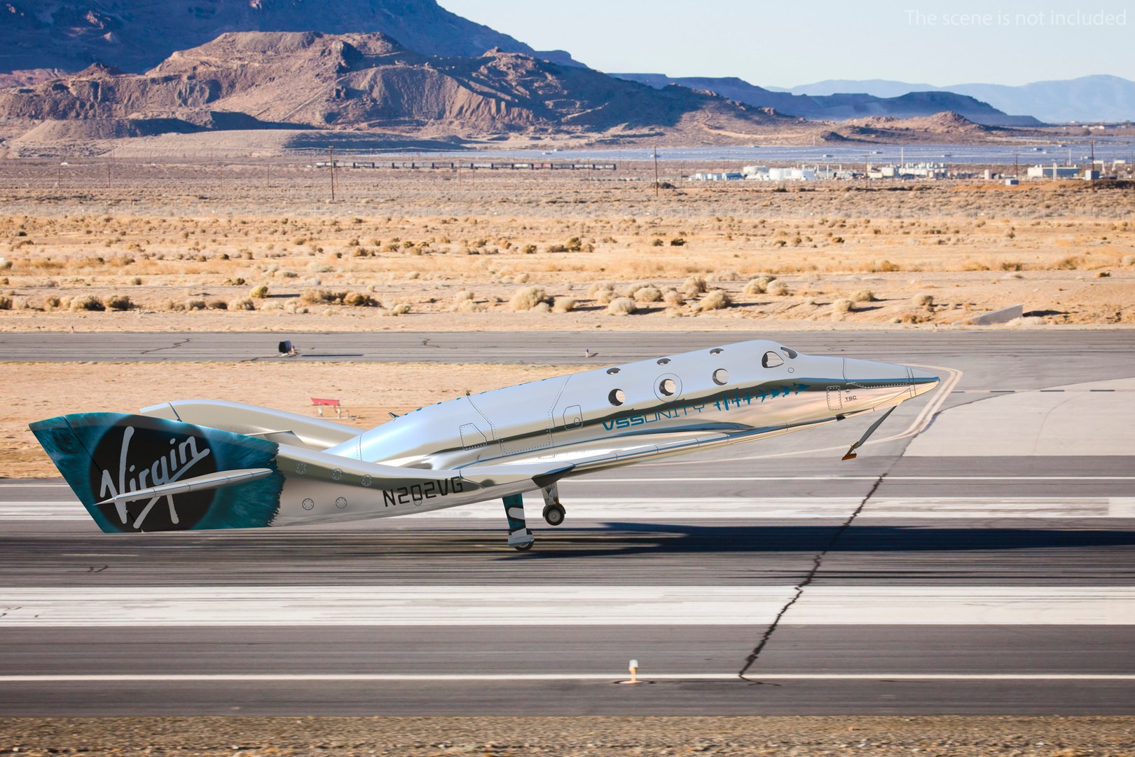 VSS Imagine Virgin Galactic SpaceShip III model - TurboSquid 1848604