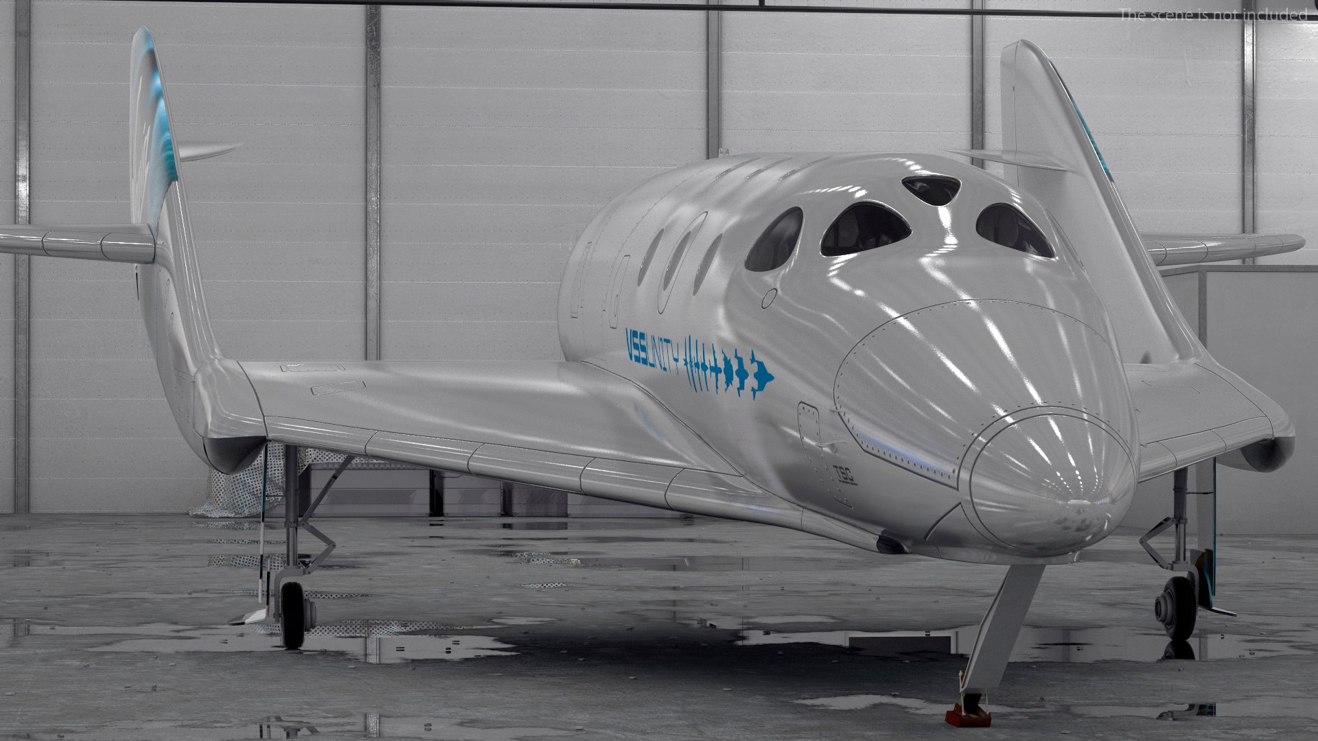 VSS Imagine Virgin Galactic SpaceShip III model - TurboSquid 1848604