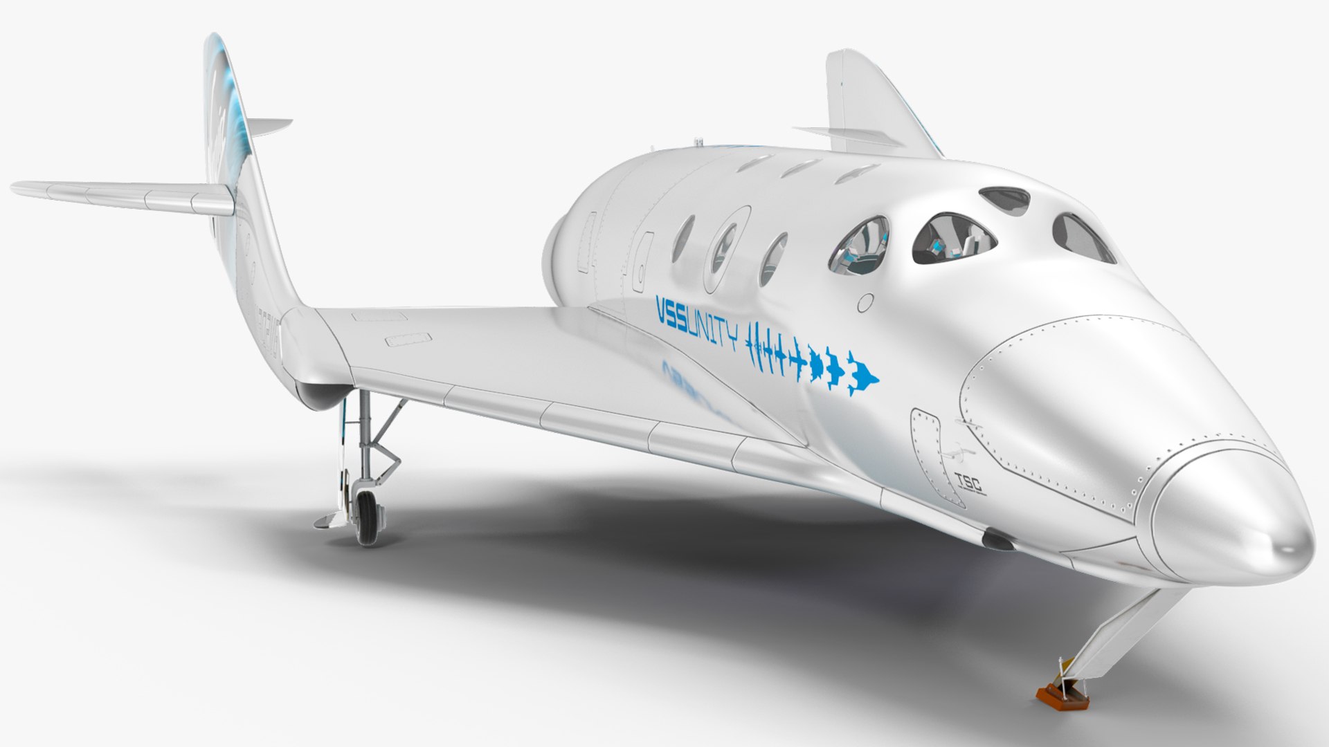 VSS Imagine Virgin Galactic SpaceShip III model - TurboSquid 1848604