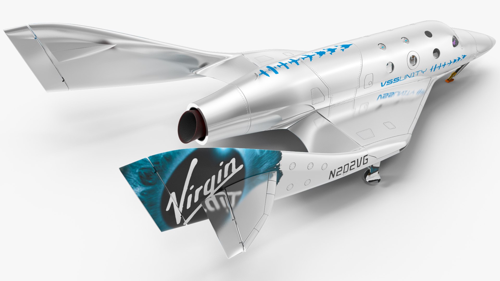 VSS Imagine Virgin Galactic SpaceShip III model - TurboSquid 1848604