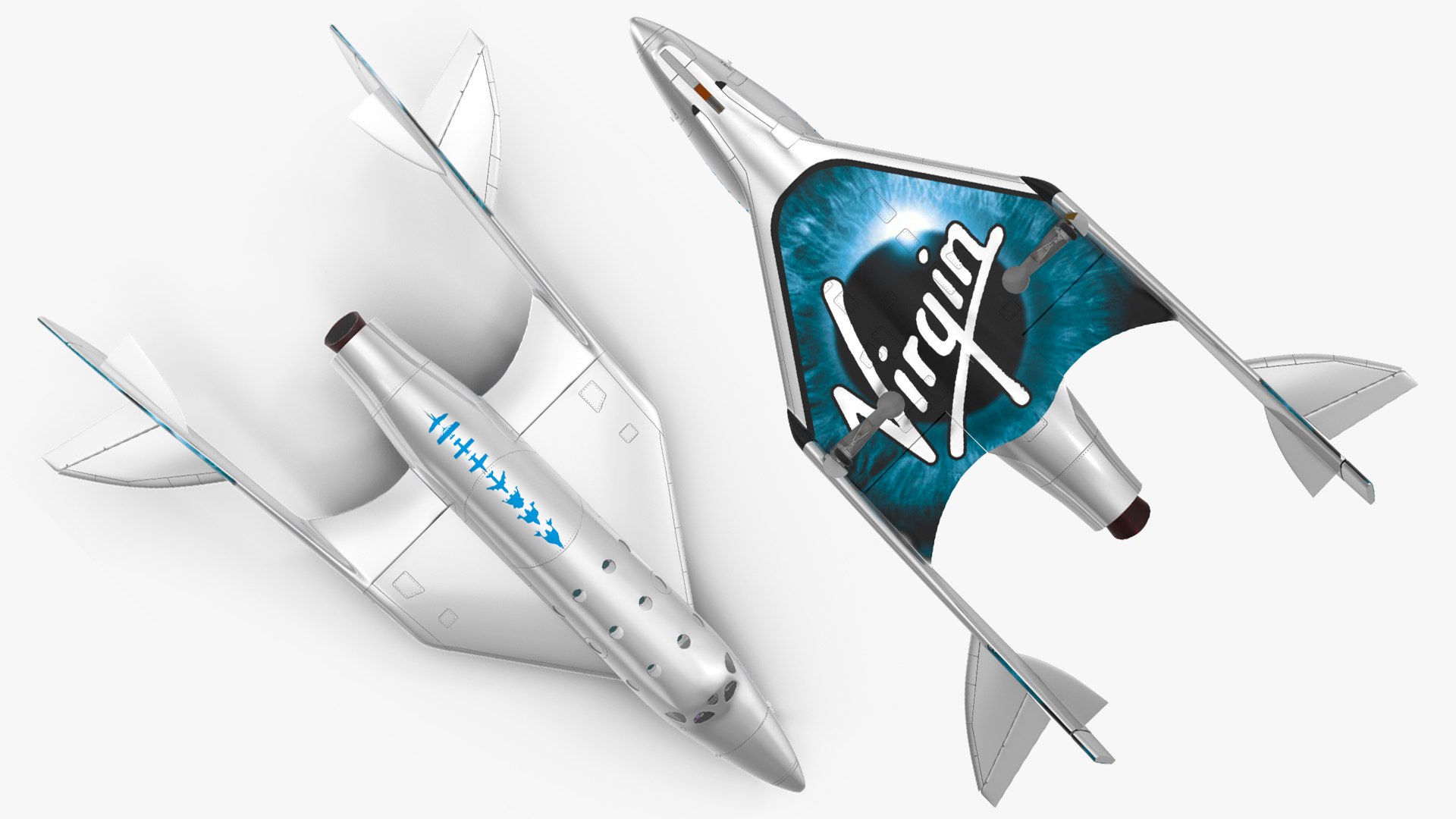 VSS Imagine Virgin Galactic SpaceShip III model - TurboSquid 1848604