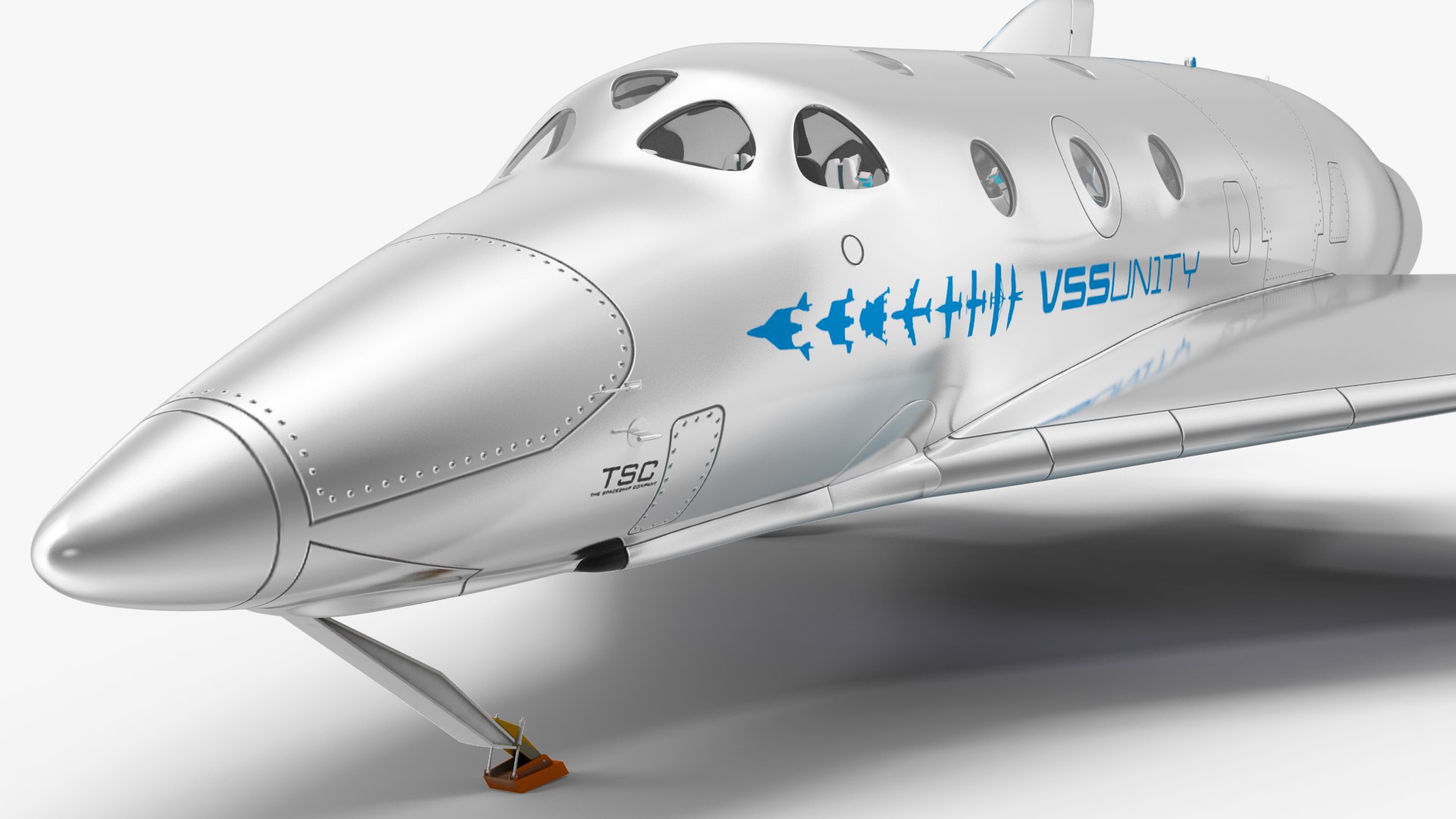 VSS Imagine Virgin Galactic SpaceShip III model - TurboSquid 1848604