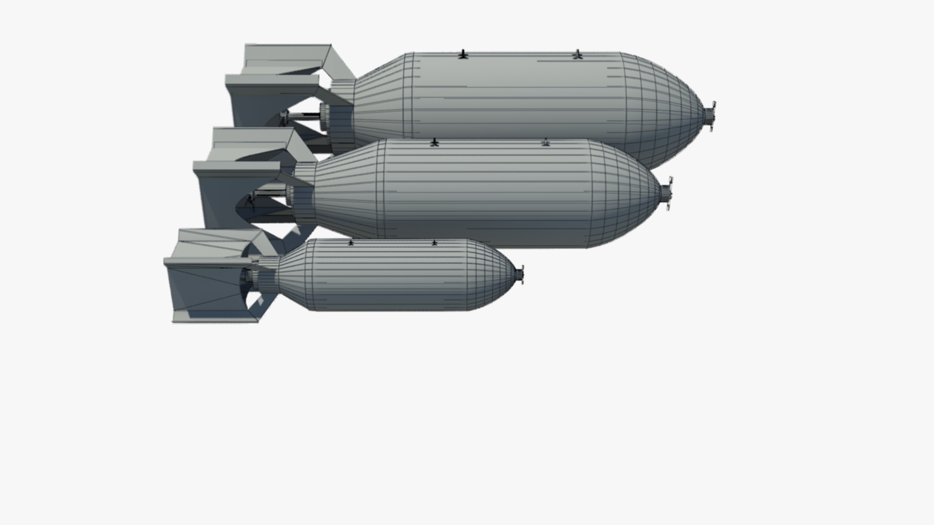 US WW2 Bombs 3D Model - TurboSquid 1796998