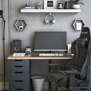 3D Office Workplace 143 Model - TurboSquid 2318627