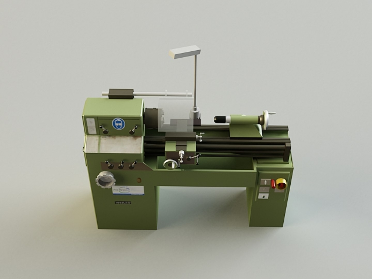 Turning Machine 3d Model
