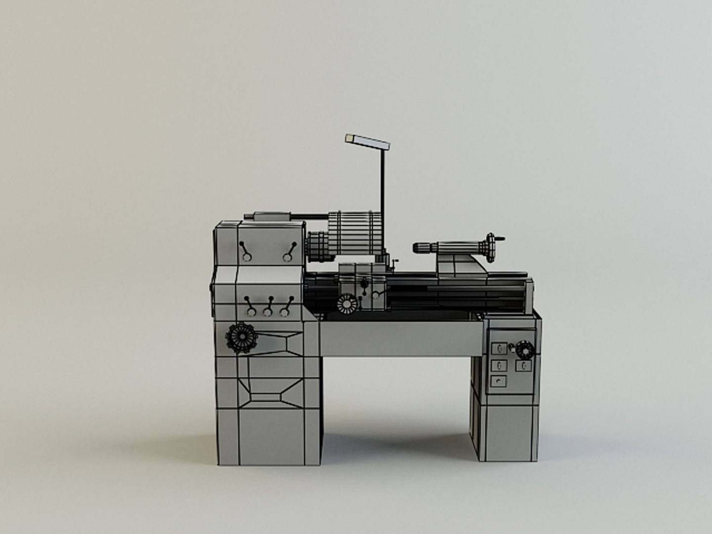 Turning Machine 3d Model