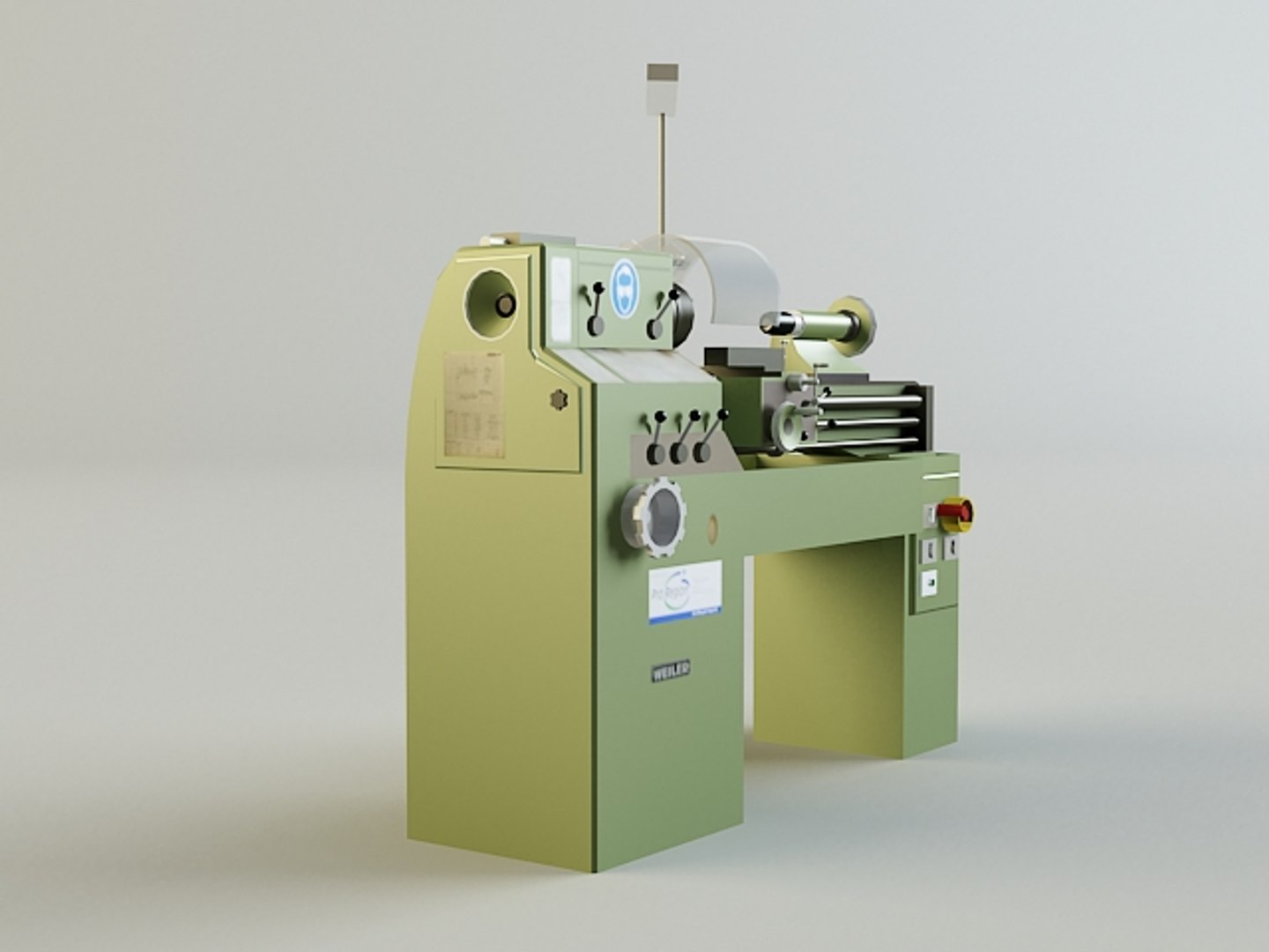 Turning Machine 3d Model