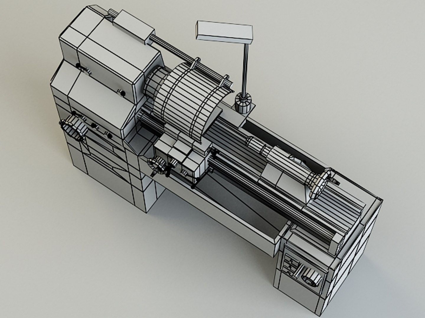 Turning Machine 3d Model