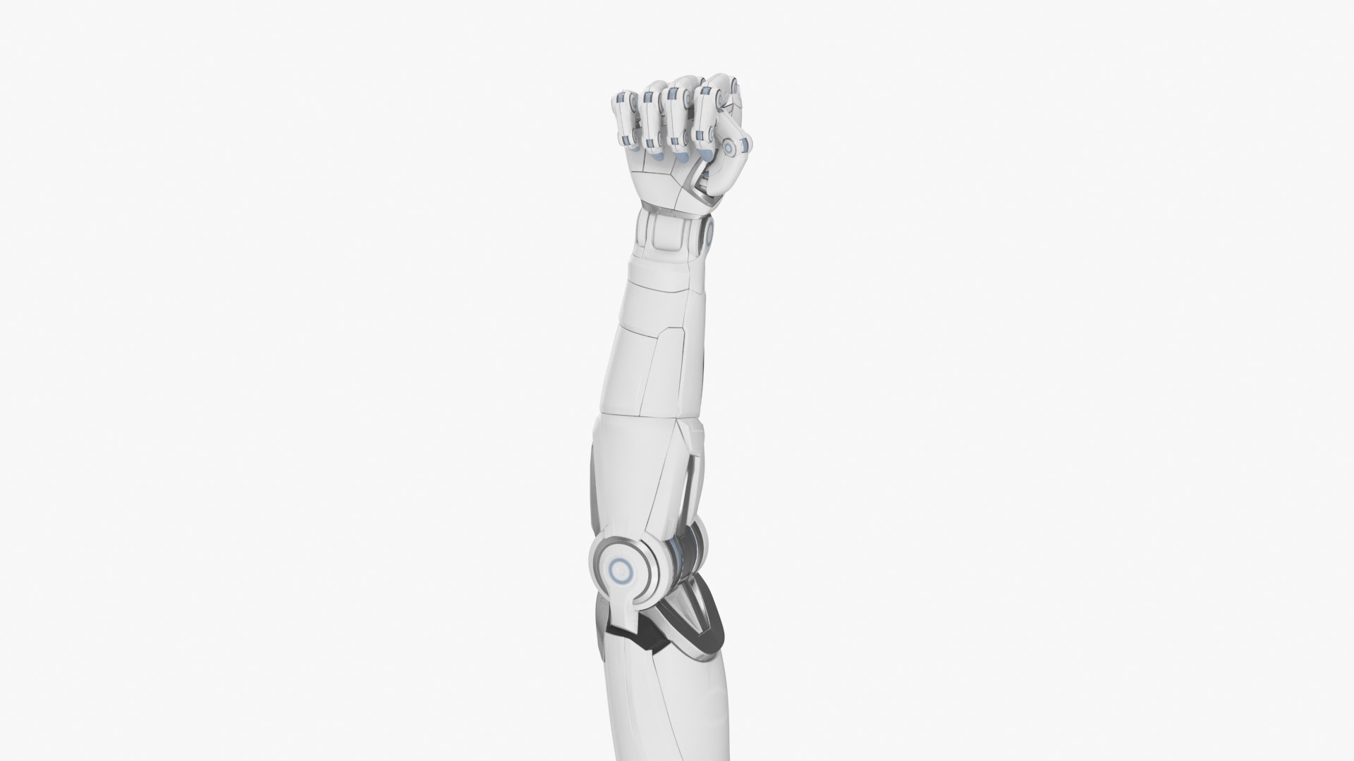 3D Cyborg Arm Fist - TurboSquid 2292438