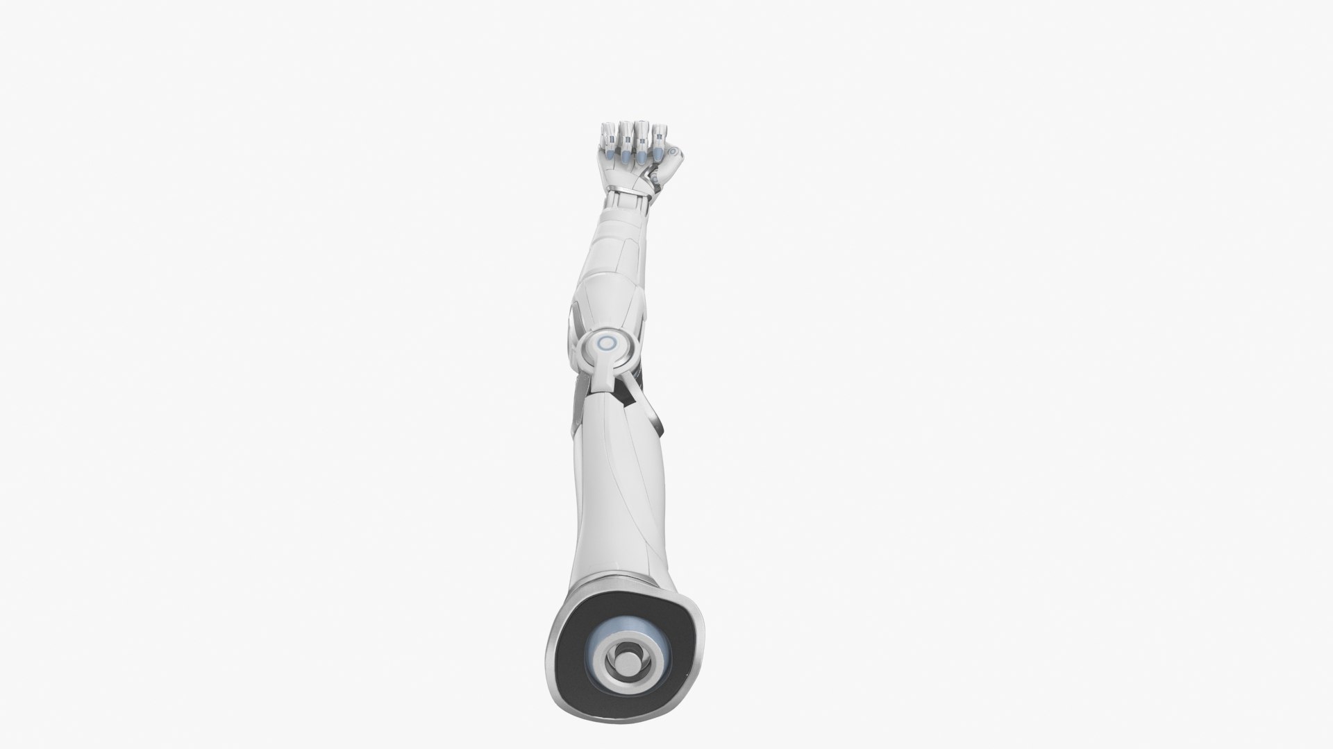 3D Cyborg Arm Fist - TurboSquid 2292438