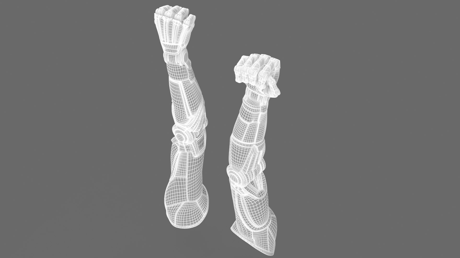 3D Cyborg Arm Fist - TurboSquid 2292438