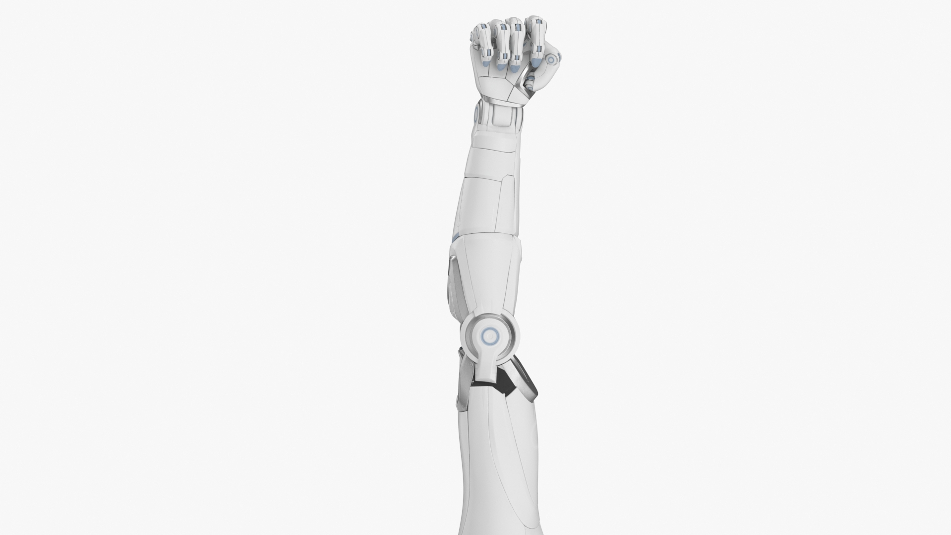 3D Cyborg Arm Fist - TurboSquid 2292438