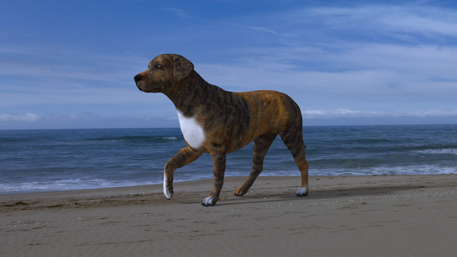 3D Model LAB-020 Dog Walking - TurboSquid 1914412