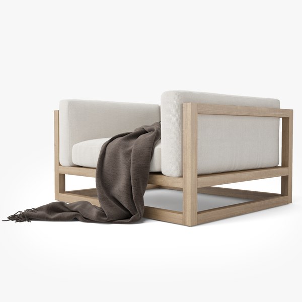 3D restoration hardware aviara teak - TurboSquid 1461842