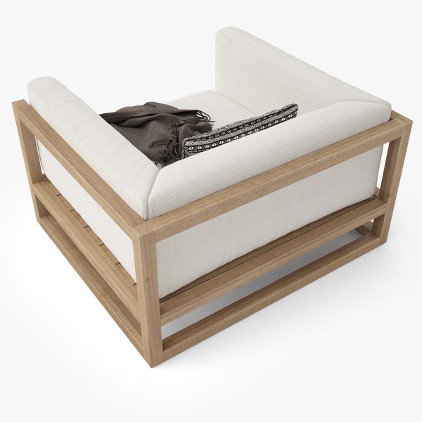 3D restoration hardware aviara teak - TurboSquid 1461842