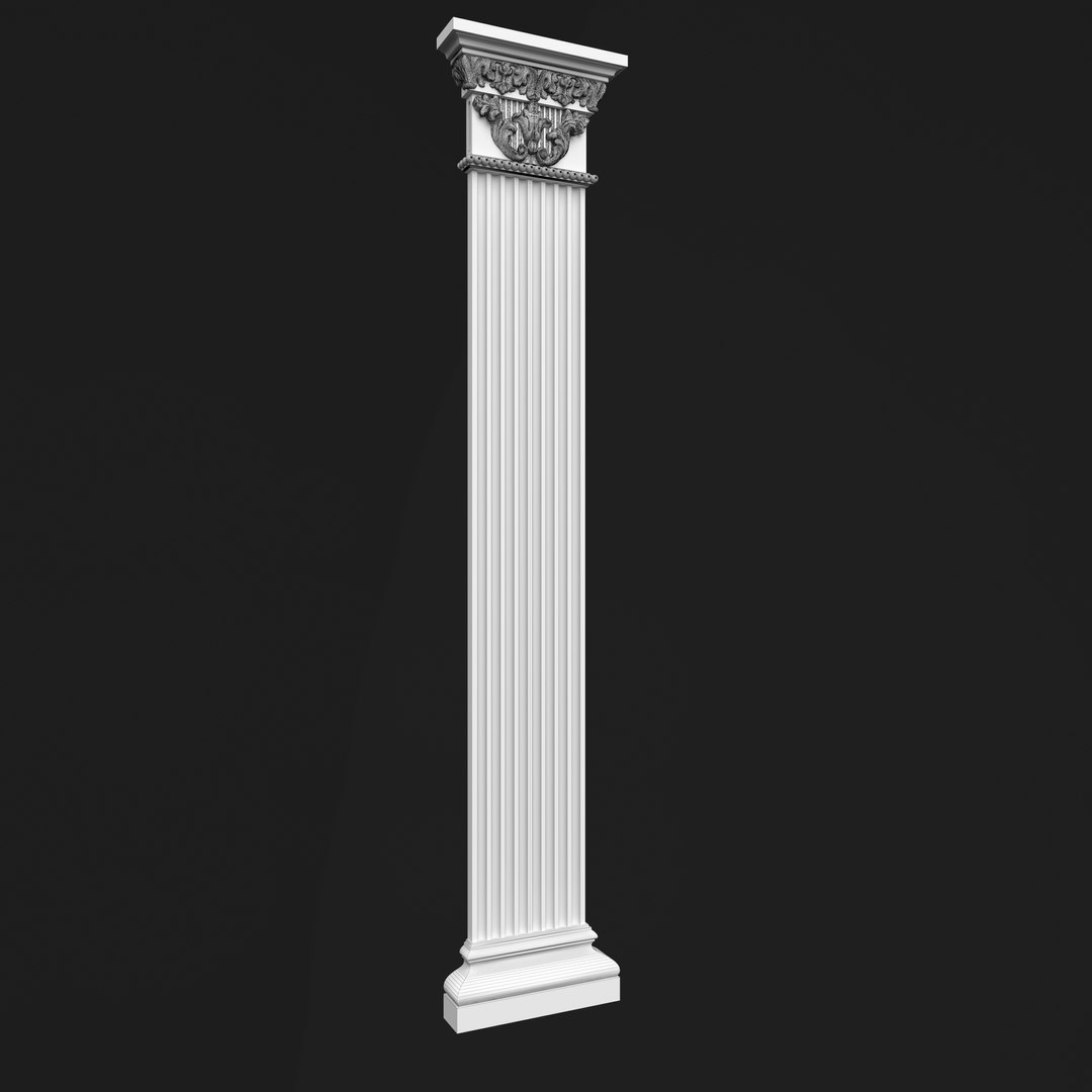3D Column Decorative 10 Model - TurboSquid 2400621