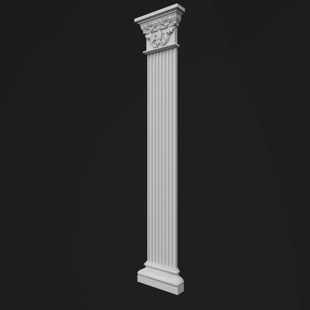 3D Column Decorative 10 Model - TurboSquid 2400621