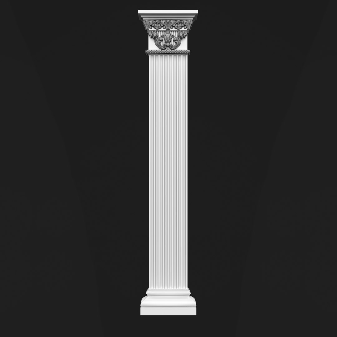 3D Column Decorative 10 Model - TurboSquid 2400621