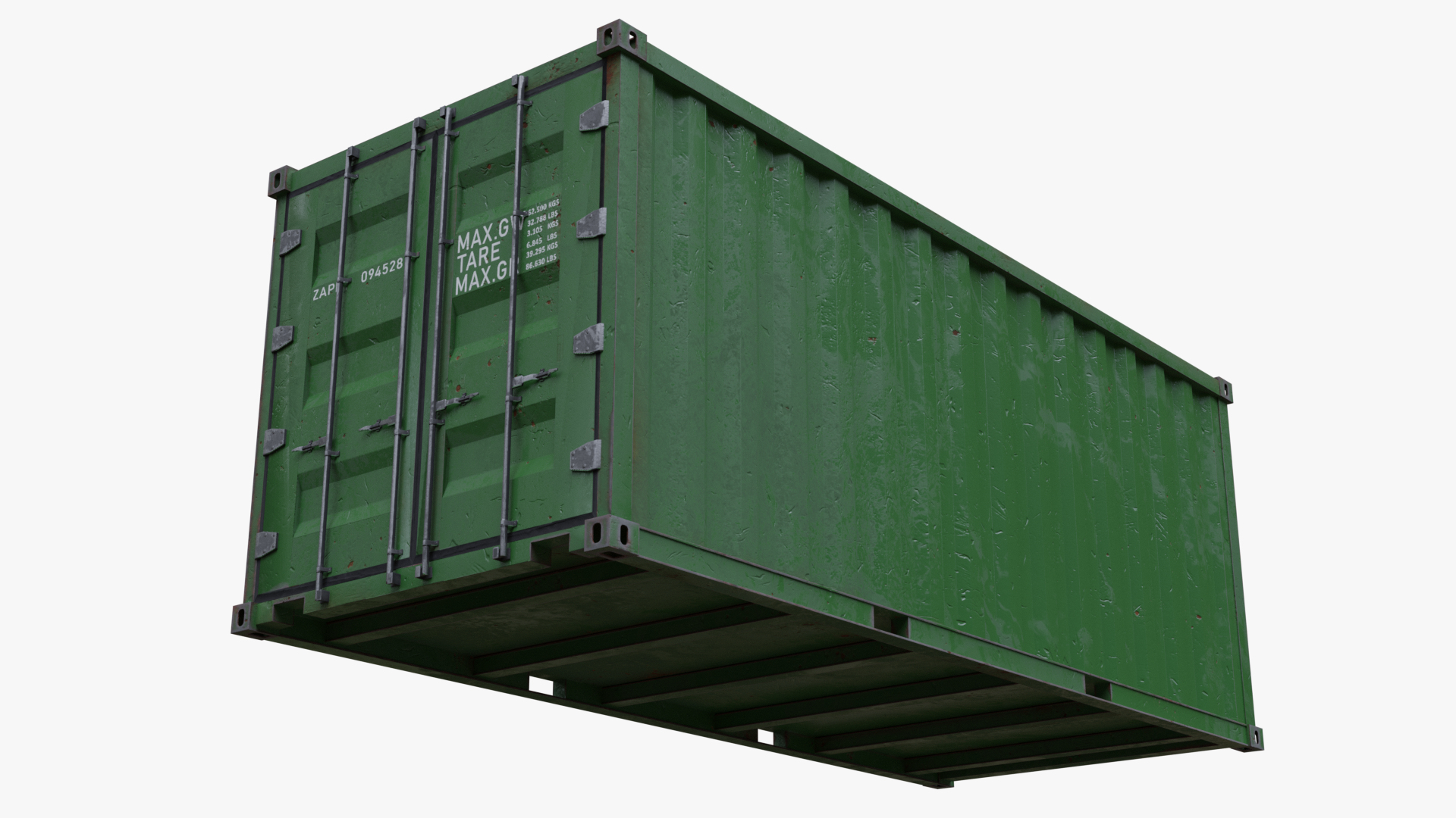 20Ft Container 3D model - TurboSquid 1752709