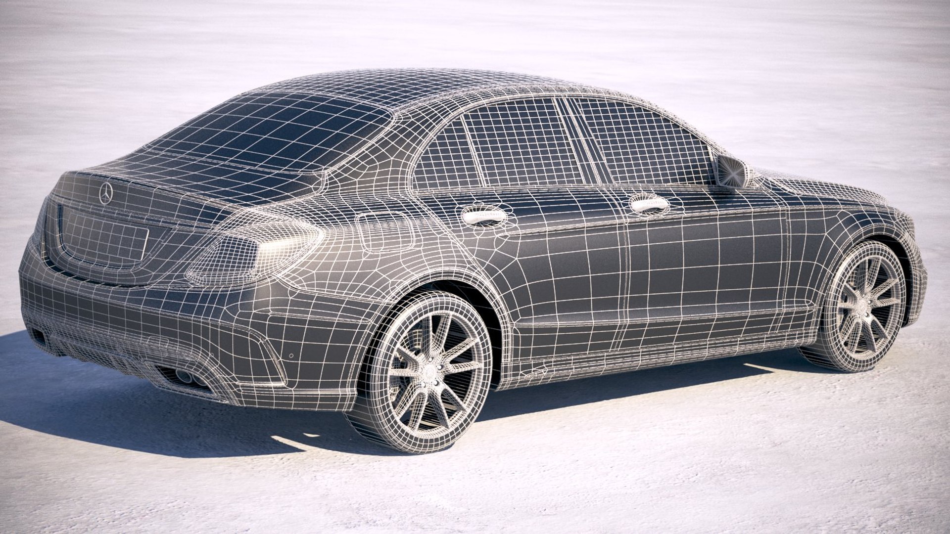 3D Model Mercedes C-class Amg - TurboSquid 1269241