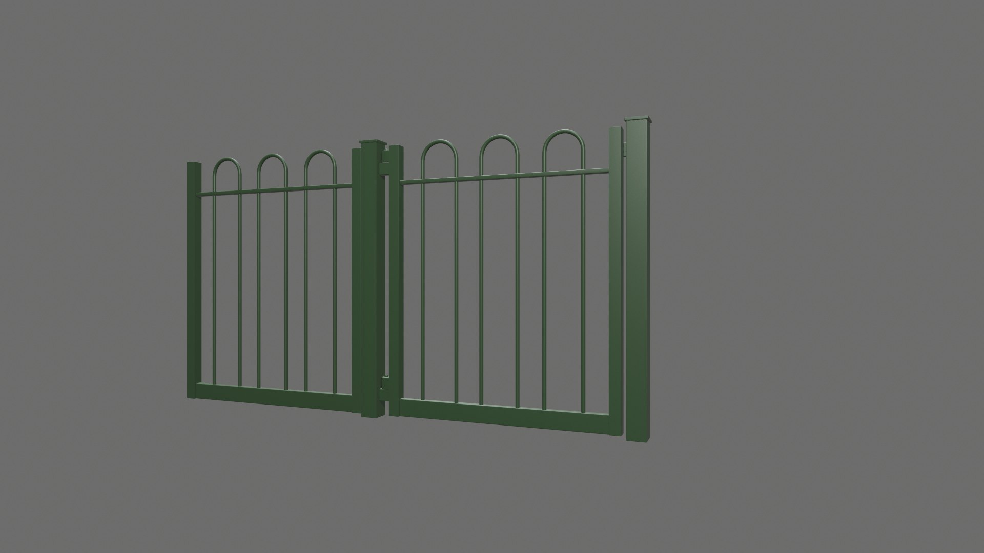Park Gate Model - TurboSquid 1806768