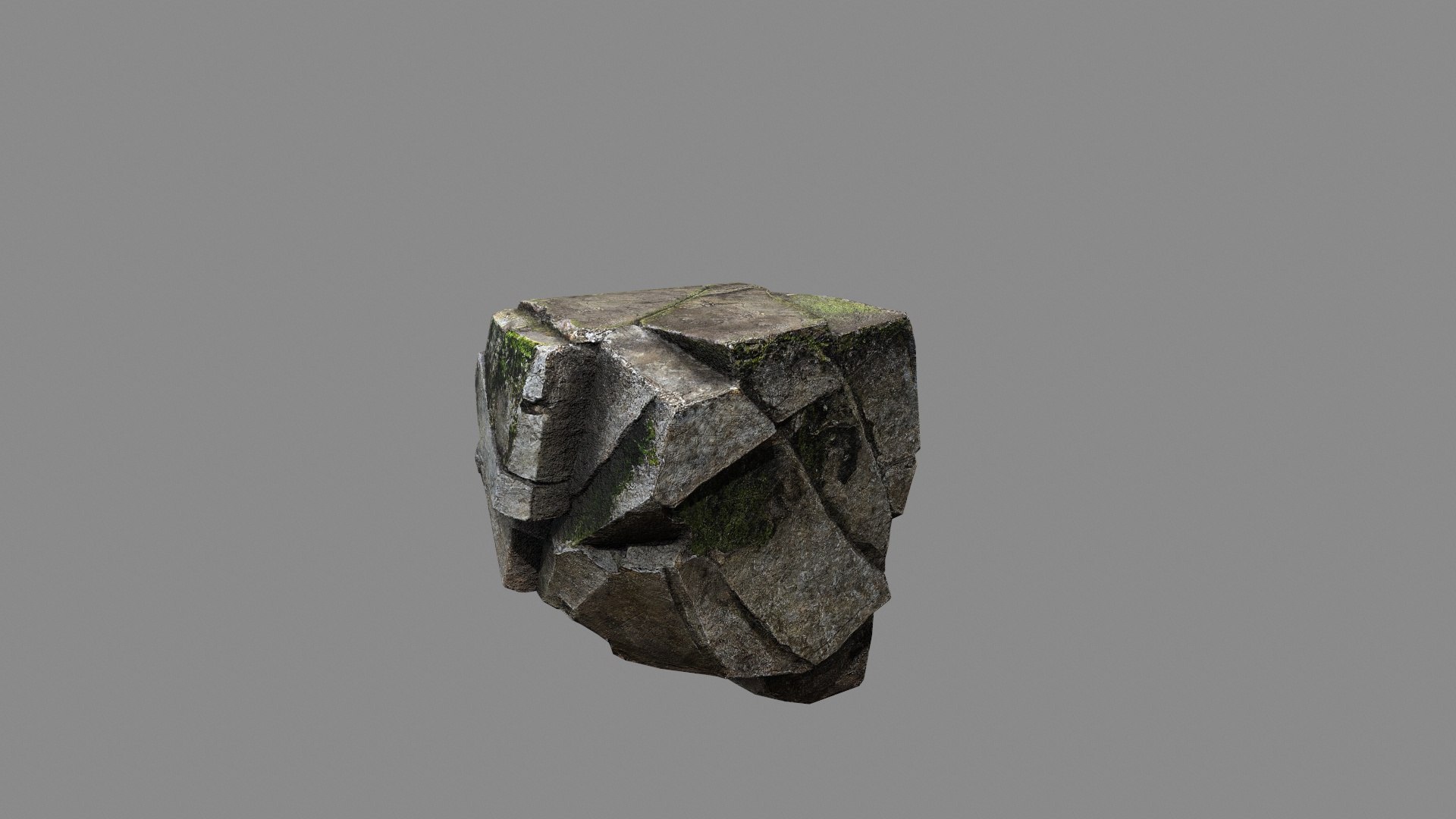 Mossy Cliff Rocks 3D Model - TurboSquid 2311038