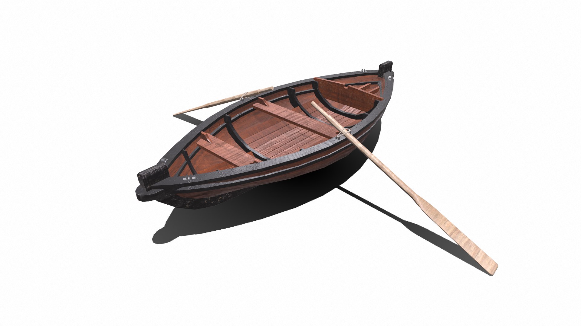 3D Model Rowing Boat - TurboSquid 1615219