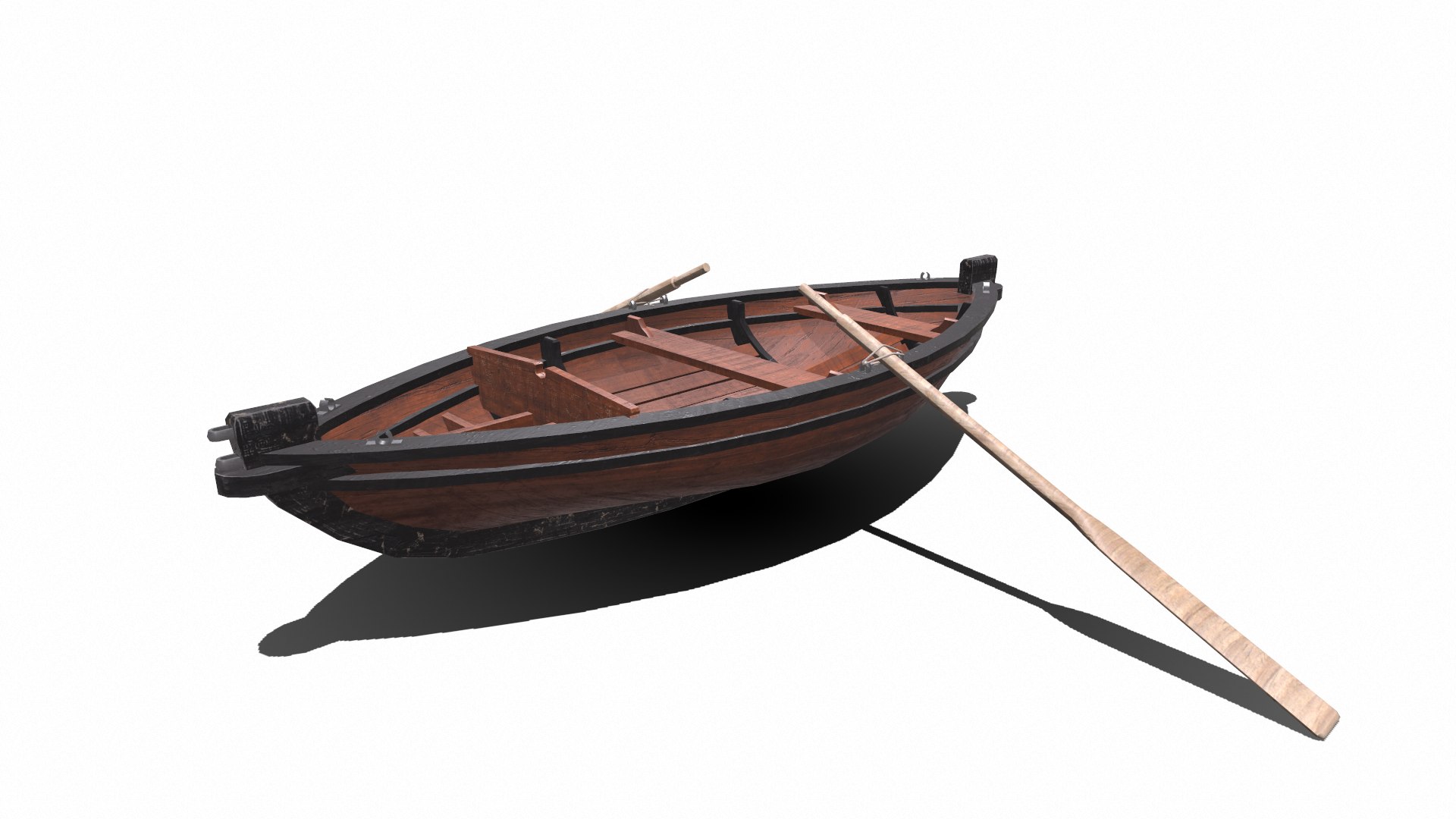 3D Model Rowing Boat - TurboSquid 1615219