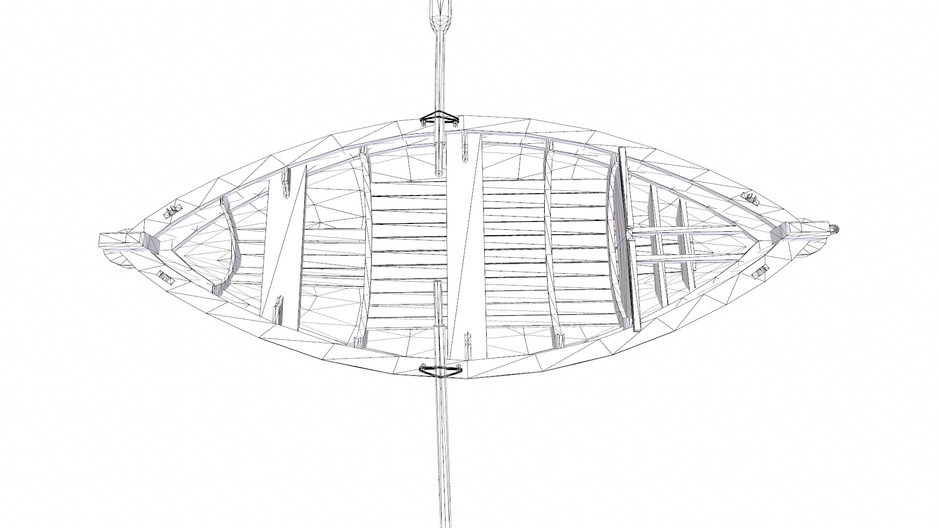 3D Model Rowing Boat - TurboSquid 1615219