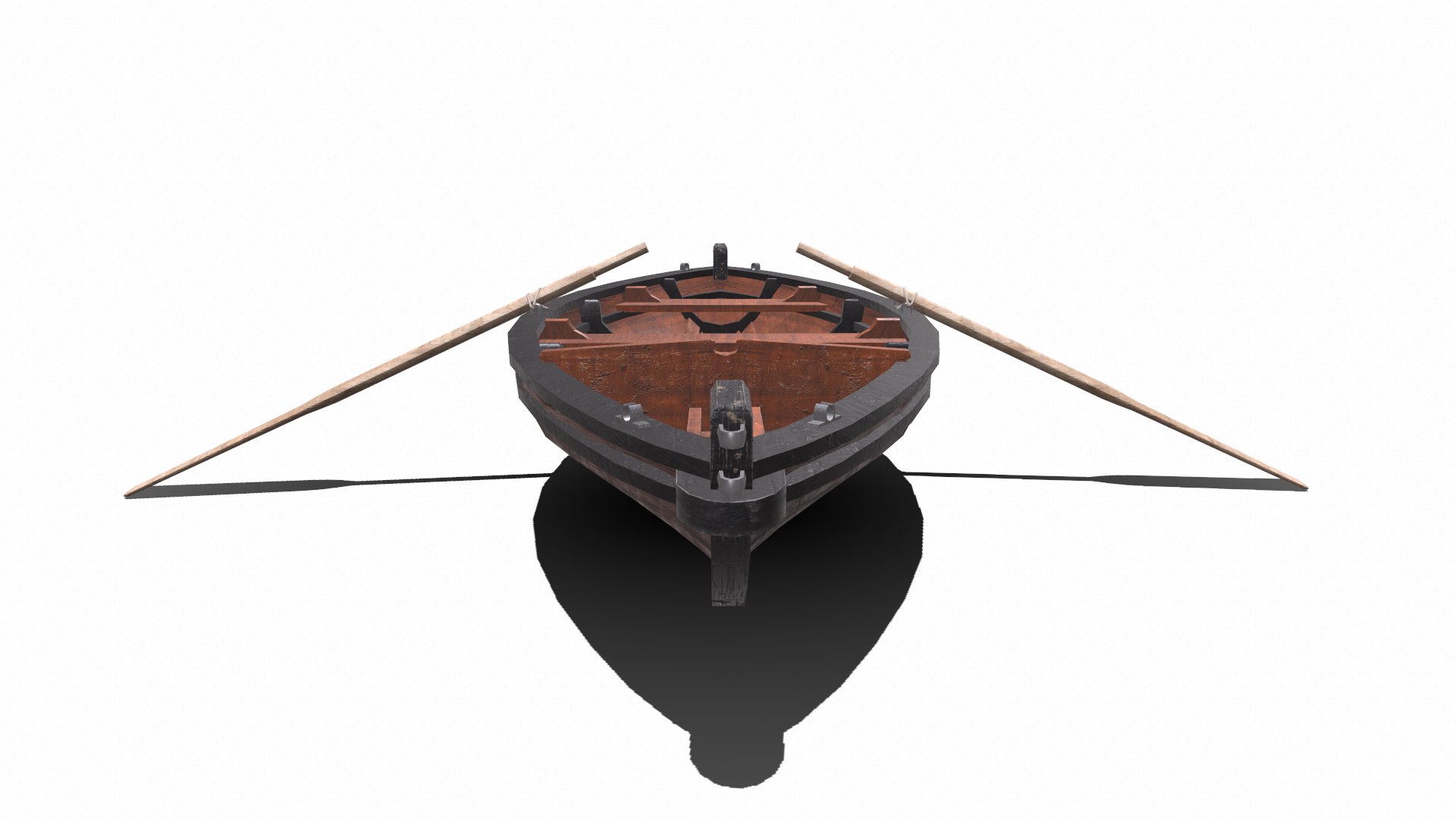 3D Model Rowing Boat - TurboSquid 1615219