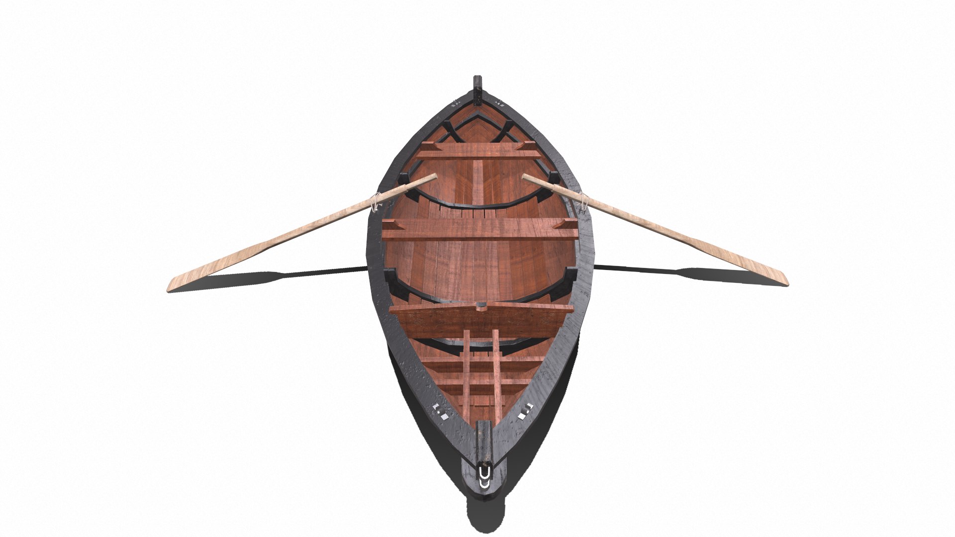3D Model Rowing Boat - TurboSquid 1615219