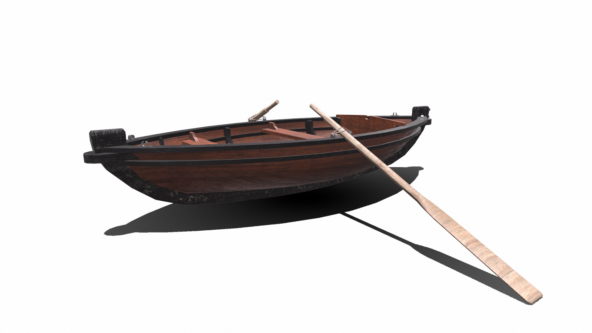 3D Model Rowing Boat - TurboSquid 1615219
