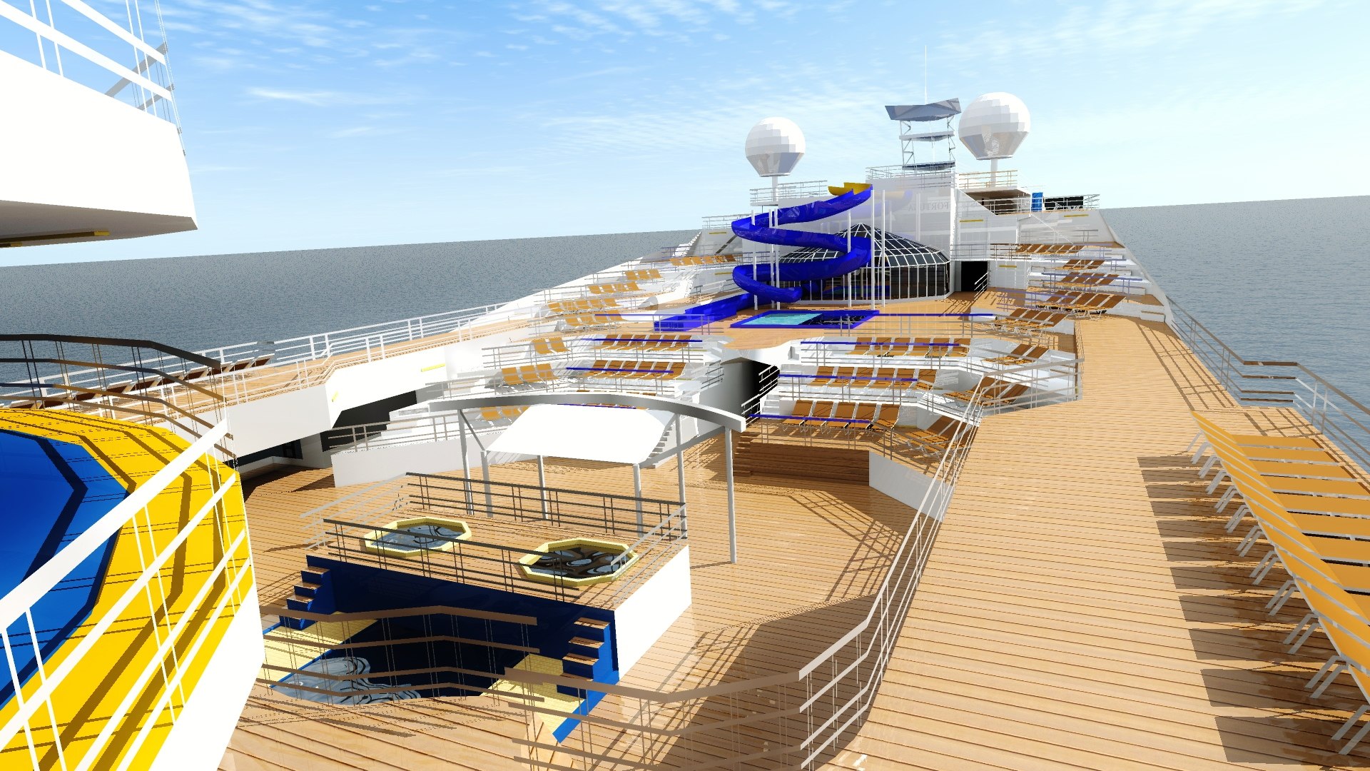 Cruise Ship Costa Fortuna 3ds