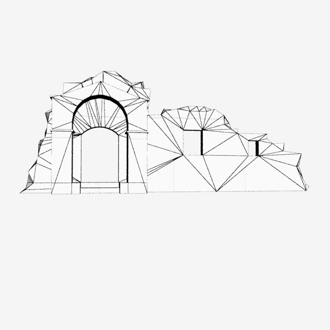 Gate Ruined Building Max