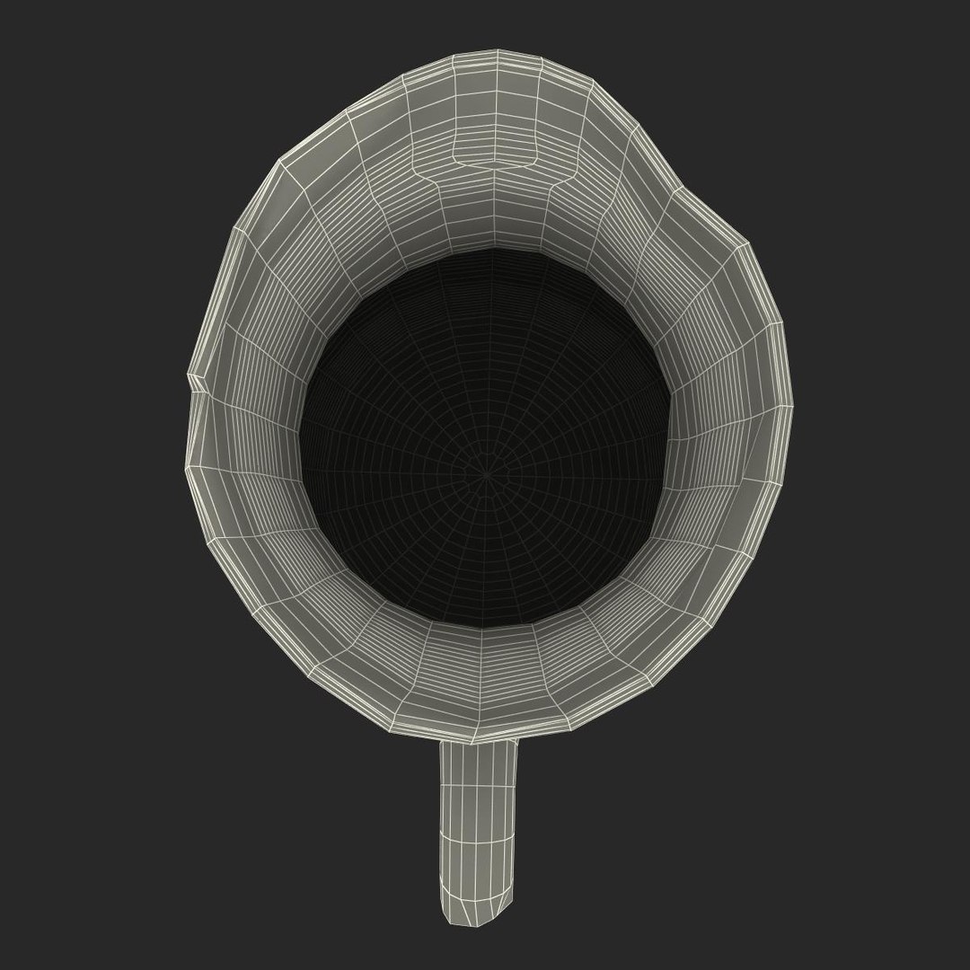 3d antique plated pitcher model