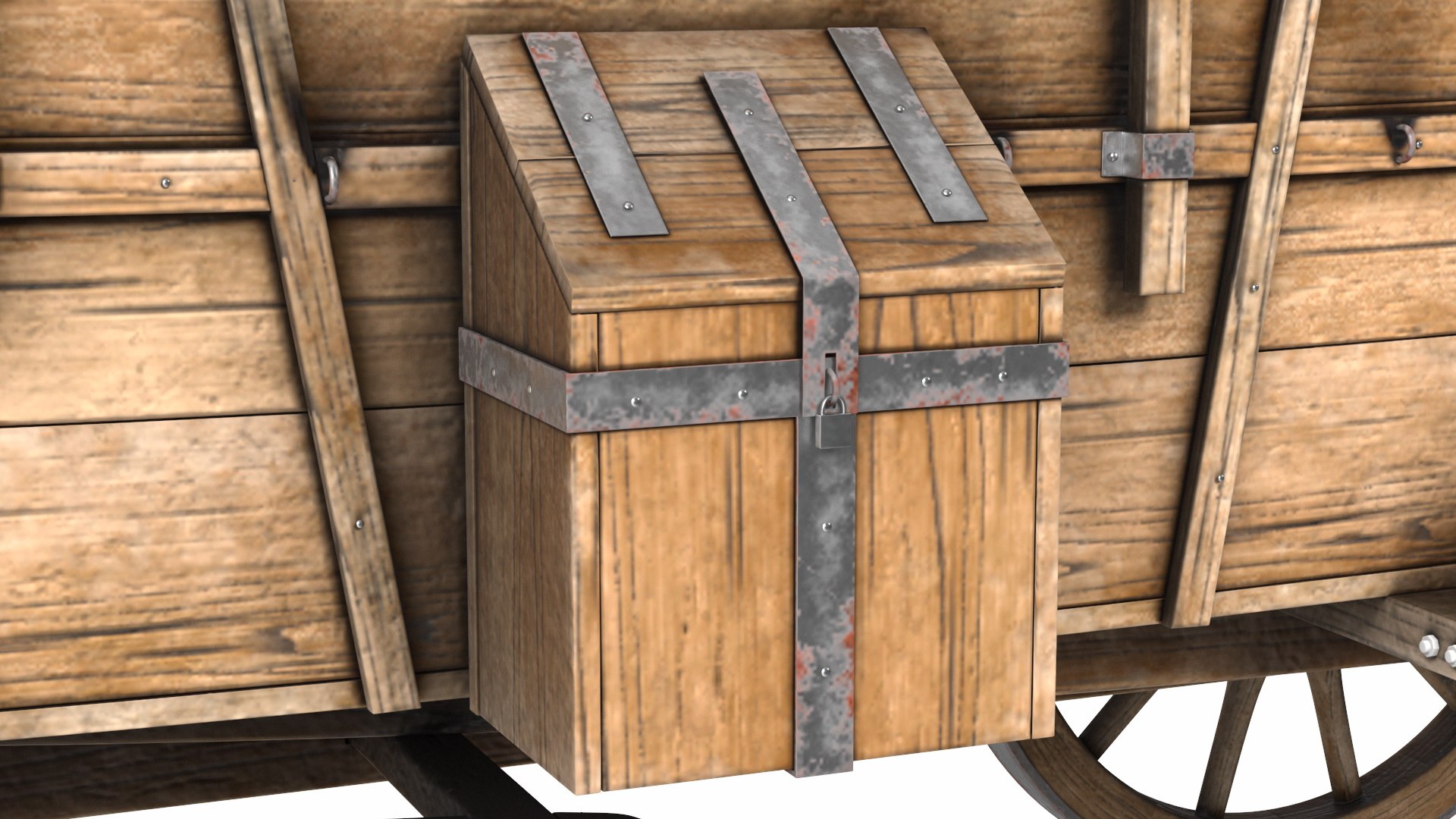 Open Wagon 3D model - TurboSquid 1851819