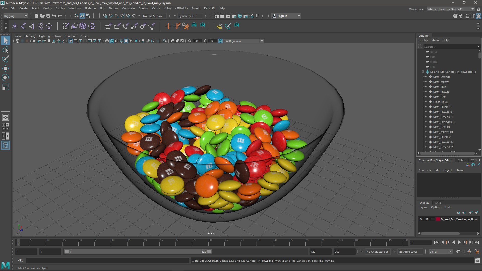 3D M And Ms Candies In Bowl Model - TurboSquid 2286873