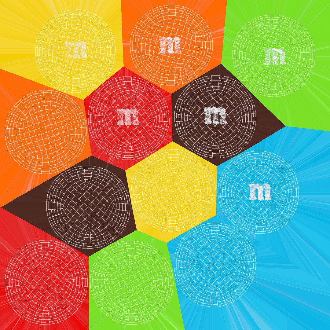 3D M And Ms Candies In Bowl Model - TurboSquid 2286873