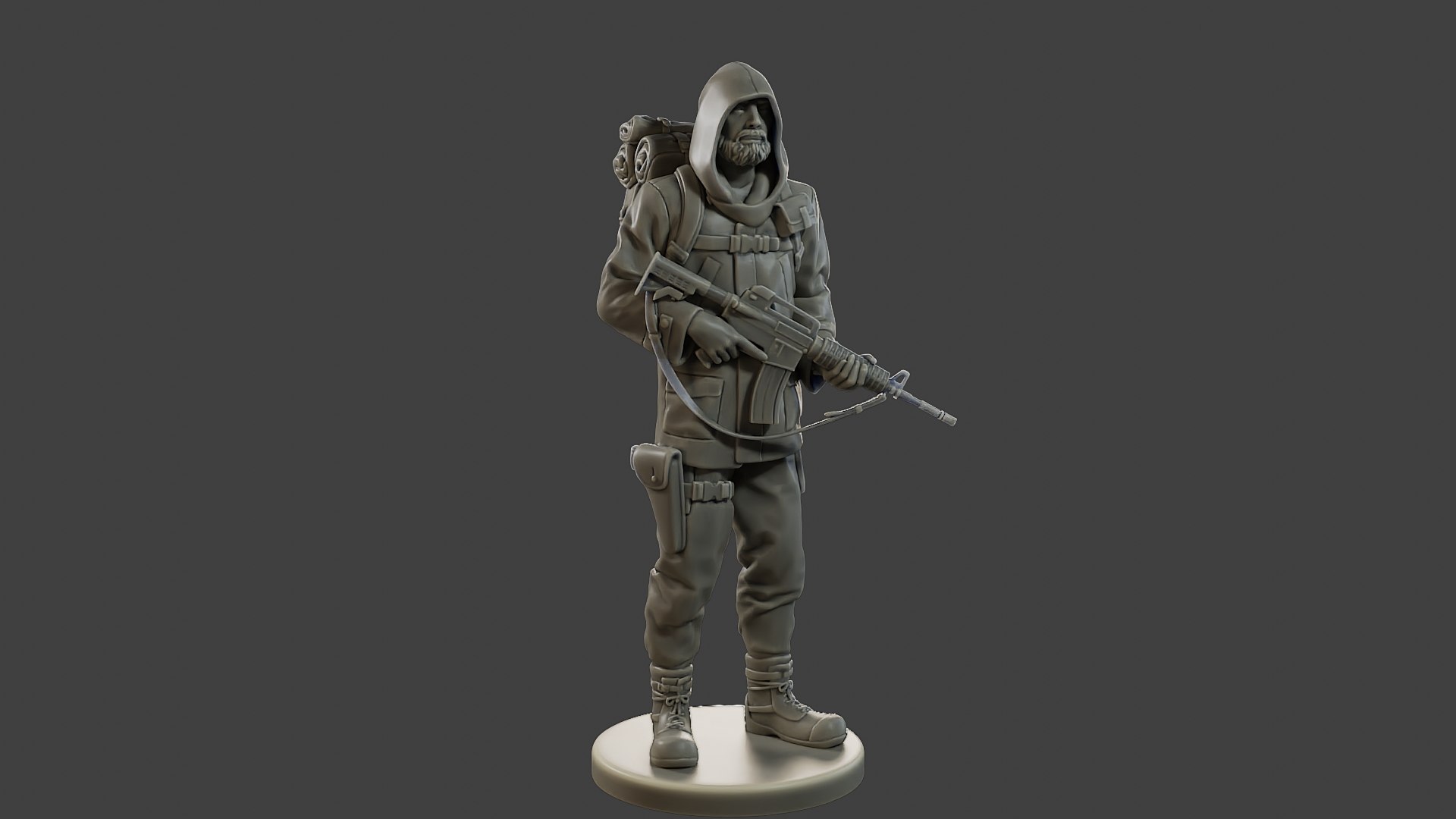 Post-Apocalyptic Male PAM2 004 3D - TurboSquid 2201021