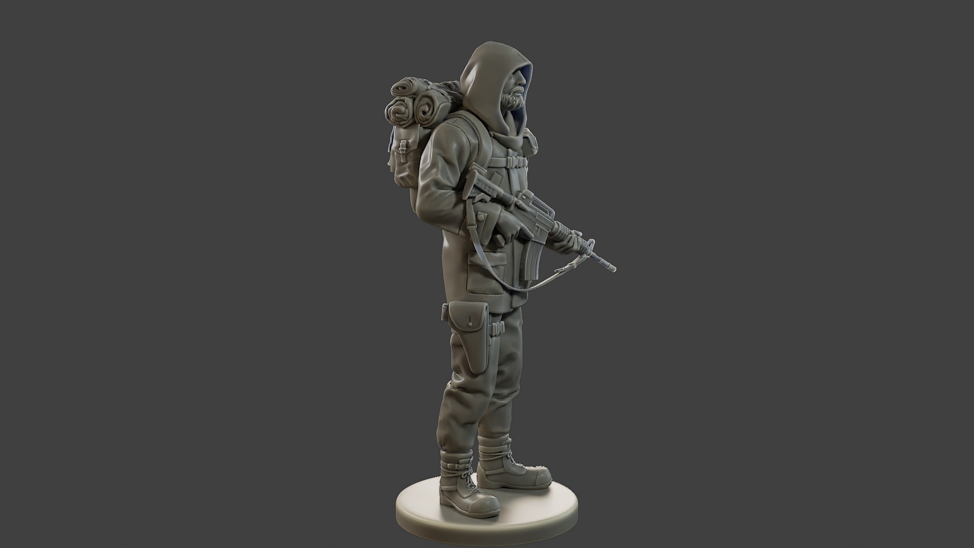 Post-Apocalyptic Male PAM2 004 3D - TurboSquid 2201021