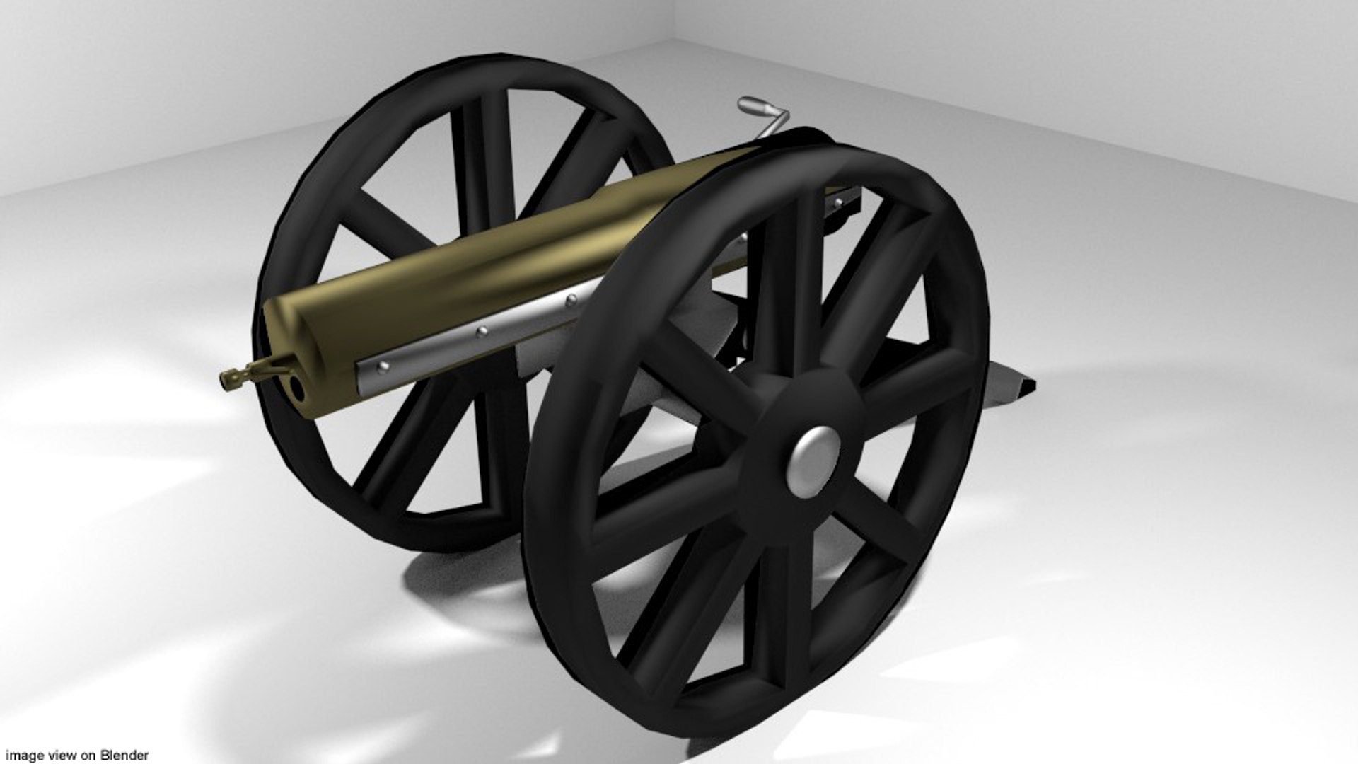 3D Gatling Gun Model - TurboSquid 1159179