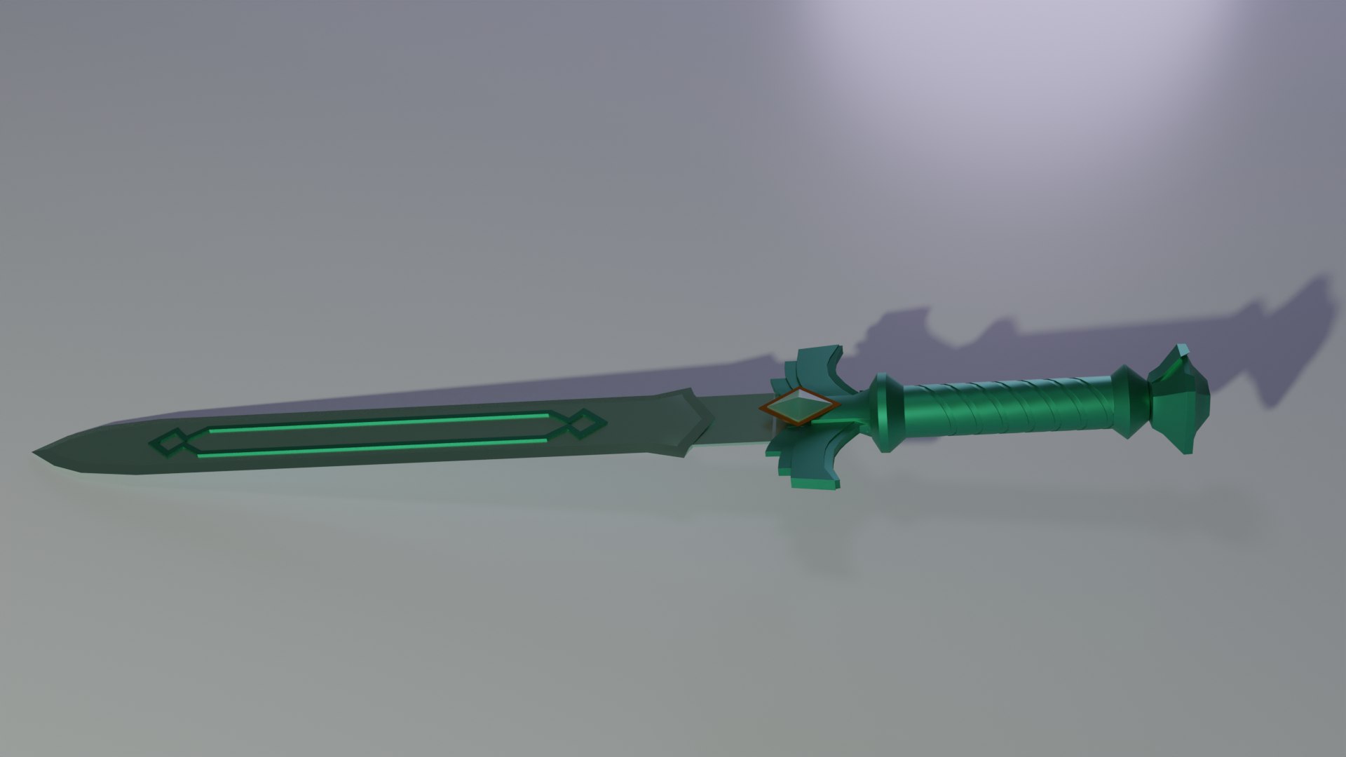 Green Sword 3D Model - TurboSquid 1823006