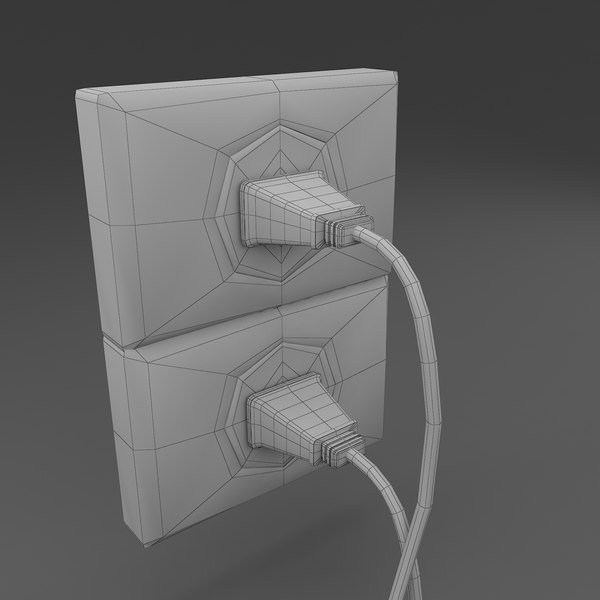 Power outlet 3D model - TurboSquid 1687762