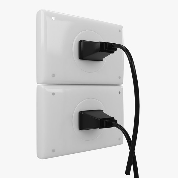 Power outlet 3D model - TurboSquid 1687762