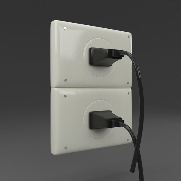 Power outlet 3D model - TurboSquid 1687762